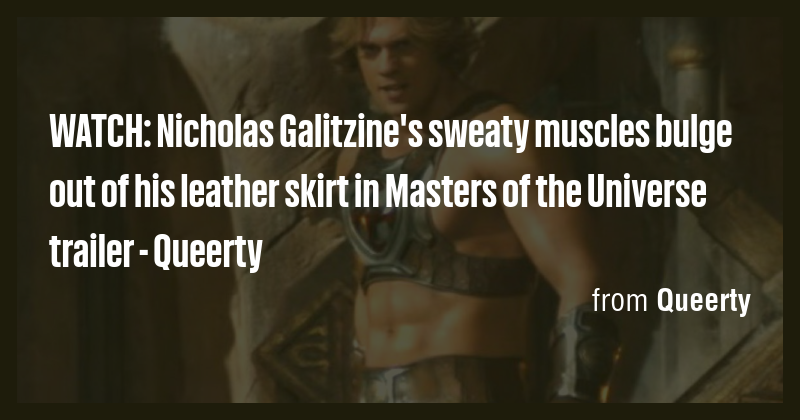 WATCH: Nicholas Galitzine's sweaty muscles bulge out of his leather ...