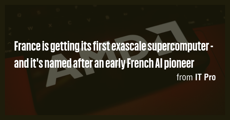 France is getting its first exascale supercomputer - and it's named ...