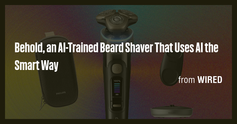 Behold, an AI-Trained Beard Shaver That Uses AI the Smart Way - Briefly
