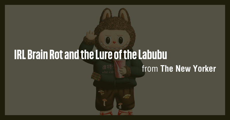 IRL Brain Rot and the Lure of the Labubu - Briefly