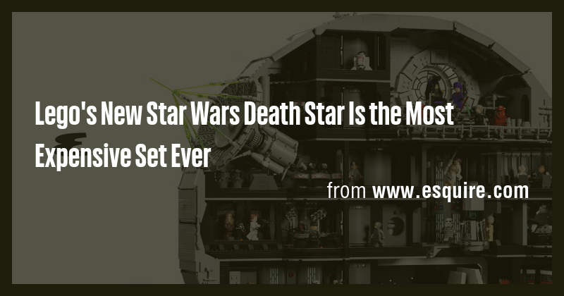 Lego's New Star Wars Death Star Is the Most Expensive Set Ever - Briefly