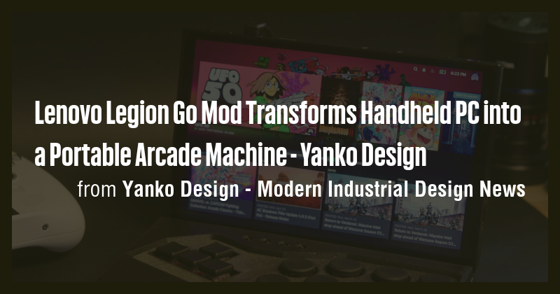 Lenovo Legion Go Mod Transforms Handheld PC into a Portable Arcade ...