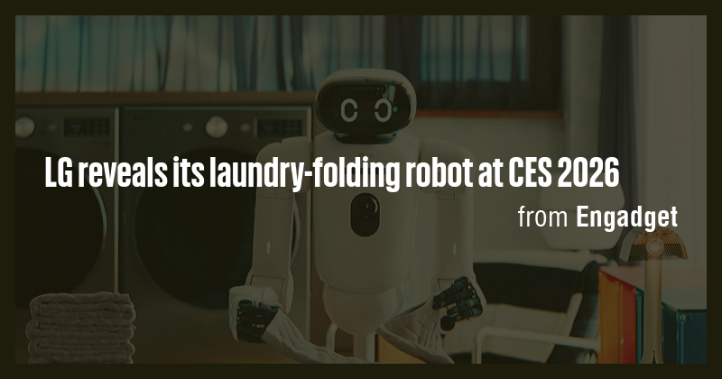 LG reveals its laundry-folding robot at CES 2026 - Briefly