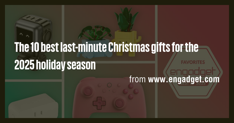 The 10 best last-minute Christmas gifts for the 2025 holiday season ...