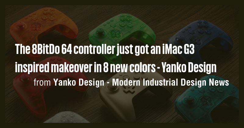 The 8BitDo 64 controller just got an iMac G3 inspired makeover in 8 new ...