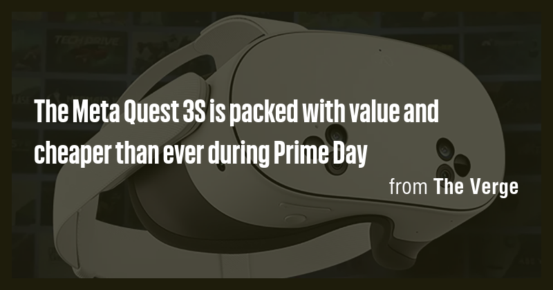 The Meta Quest 3S is packed with value and cheaper than ever during ...