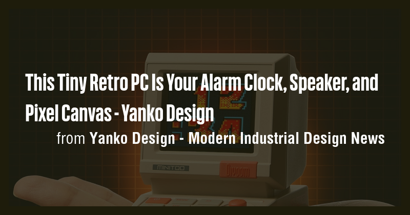 This Tiny Retro PC Is Your Alarm Clock, Speaker, and Pixel Canvas ...