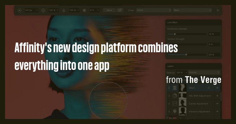 Affinity's new design platform combines everything into one app - Briefly