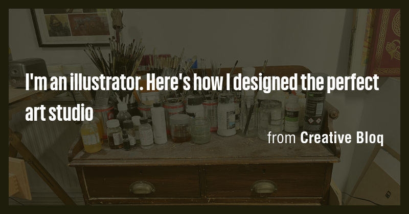 I'm an illustrator. Here's how I designed the perfect art studio - Briefly