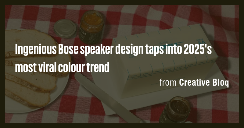 Ingenious Bose speaker design taps into 2025's most viral colour trend ...
