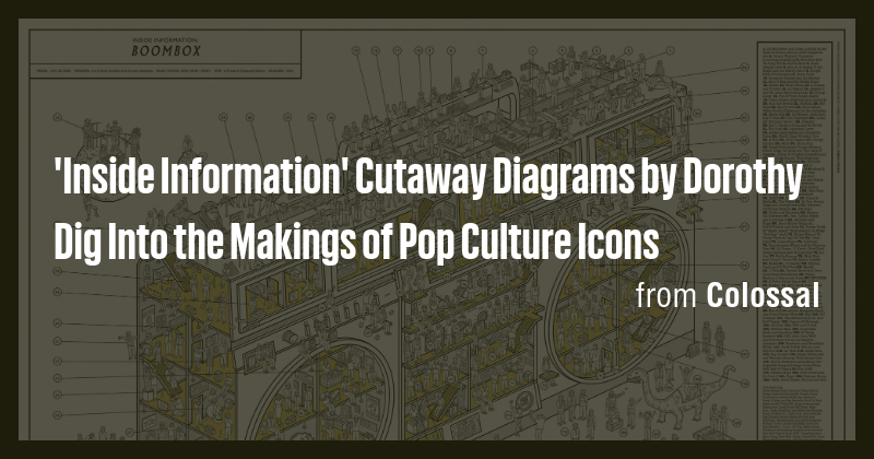 'Inside Information' Cutaway Diagrams by Dorothy Dig Into the Makings ...