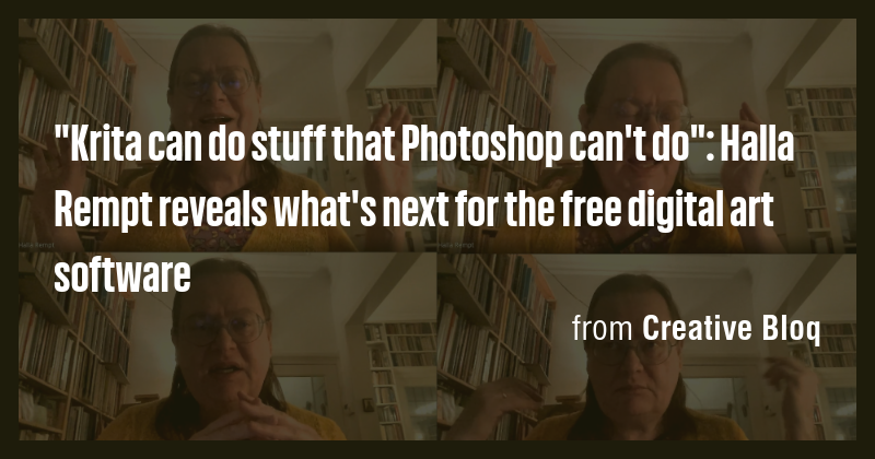 "Krita can do stuff that Photoshop can't do": Halla Rempt reveals what ...