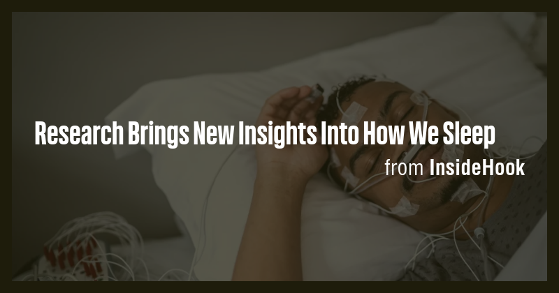 Research Brings New Insights Into How We Sleep - Briefly