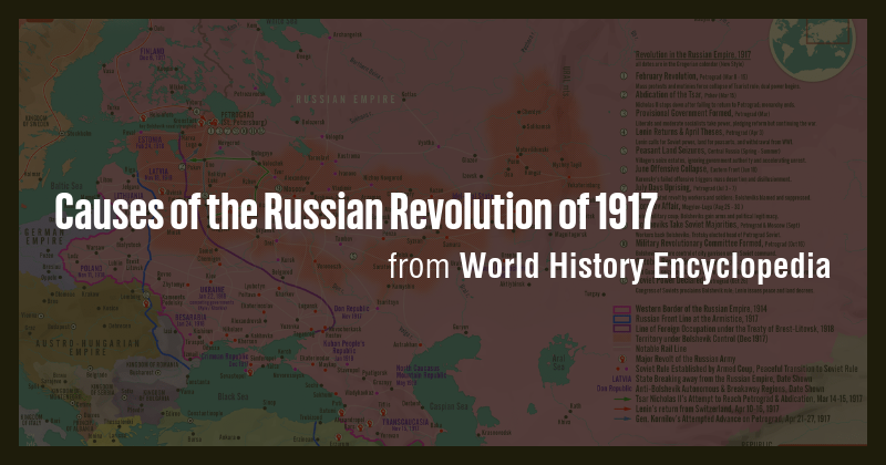 Causes of the Russian Revolution of 1917 - Briefly