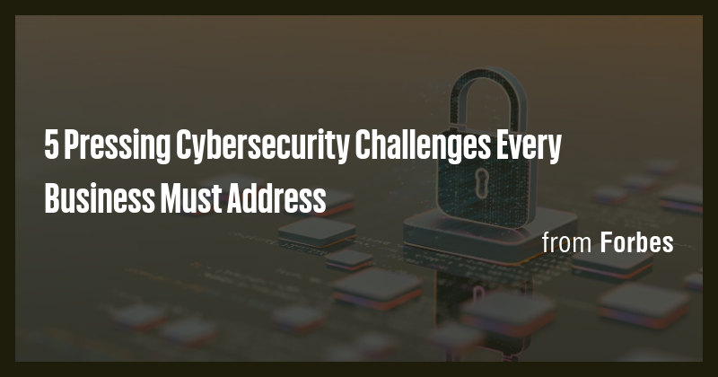 5 Pressing Cybersecurity Challenges Every Business Must Address - Briefly