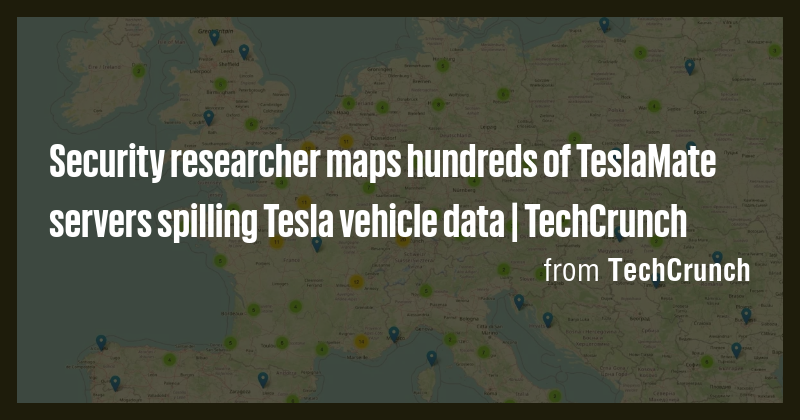 Security researcher maps hundreds of TeslaMate servers spilling Tesla ...
