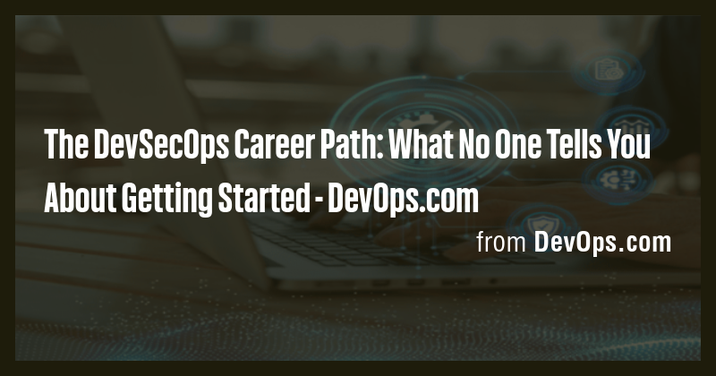 The DevSecOps Career Path: What No One Tells You About Getting Started ...