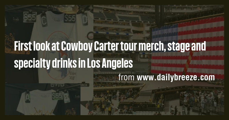 First look at Cowboy Carter tour merch, stage and specialty drinks in ...