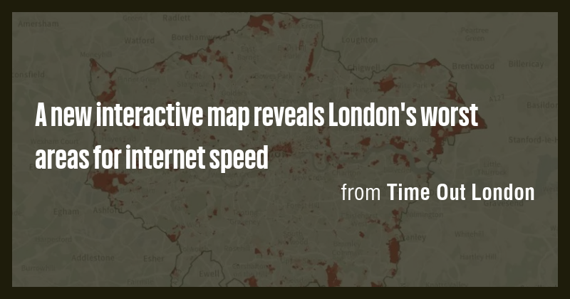 A new interactive map reveals London's worst areas for internet speed ...