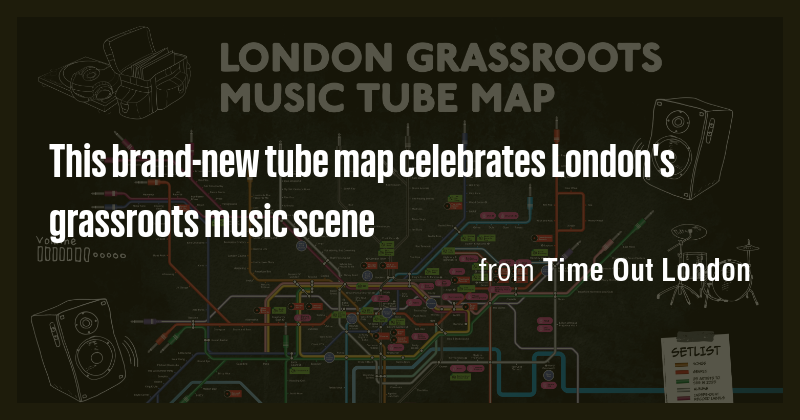 This brand-new tube map celebrates London's grassroots music scene ...