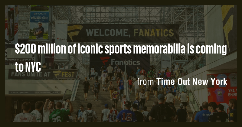 $200 million of iconic sports memorabilia is coming to NYC - Briefly