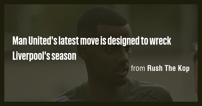 Man United's latest move is designed to wreck Liverpool's season - Briefly