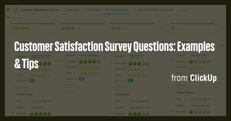Customer Satisfaction Survey Questions: Examples & Tips - Briefly