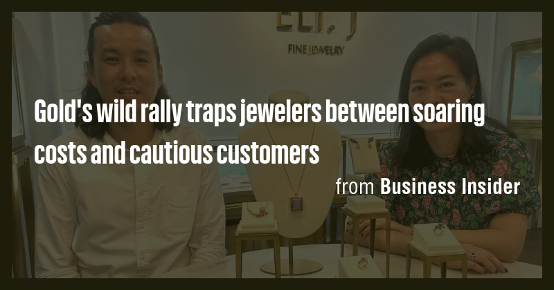 Gold's wild rally traps jewelers between soaring costs and cautious ...