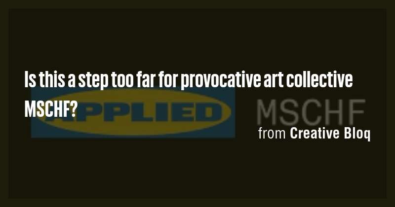 Is this a step too far for provocative art collective MSCHF? - Briefly