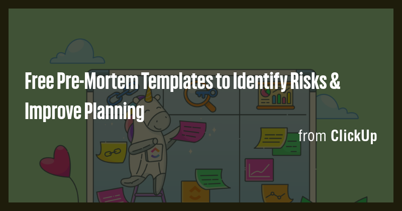 Free Pre-Mortem Templates to Identify Risks & Improve Planning - Briefly