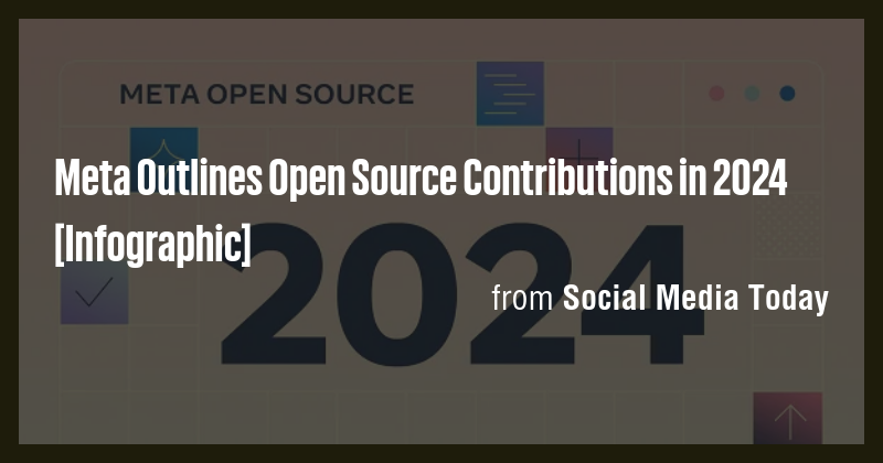 Meta Outlines Open Source Contributions in 2024 [Infographic] - Briefly