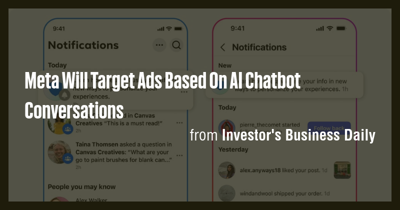 Meta Will Target Ads Based On AI Chatbot Conversations - Briefly