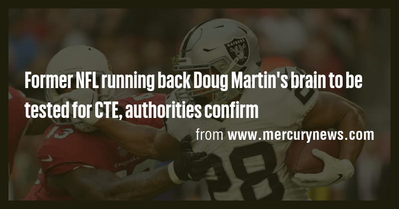 Former NFL running back Doug Martin's brain to be tested for CTE ...