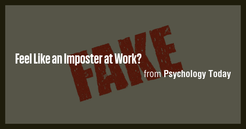 Feel Like an Imposter at Work? - Briefly