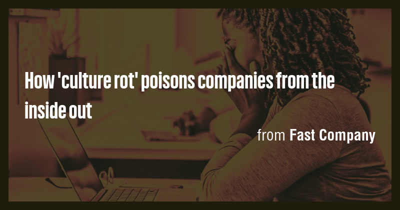 How 'culture rot' poisons companies from the inside out - Briefly