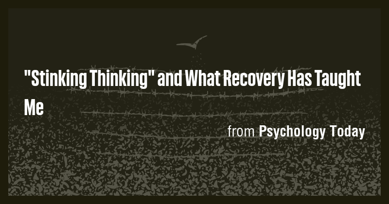 "Stinking Thinking" and What Recovery Has Taught Me - Briefly