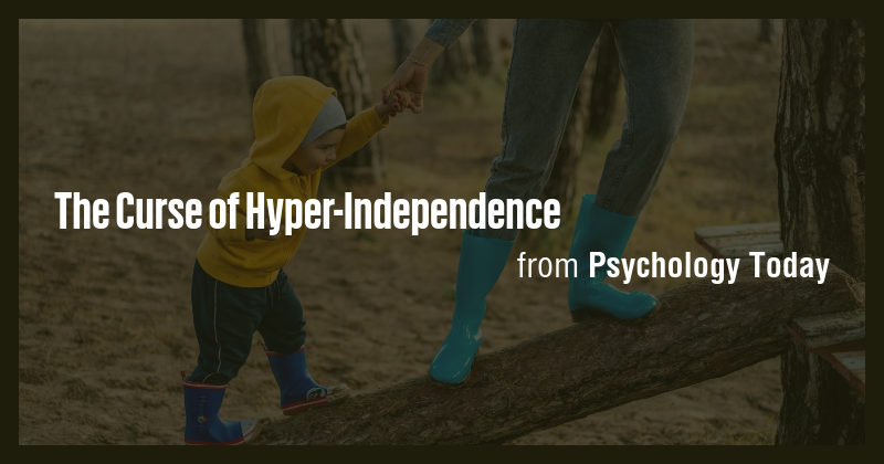 The Curse of Hyper-Independence - Briefly