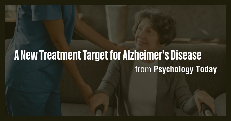 A New Treatment Target for Alzheimer's Disease - Briefly