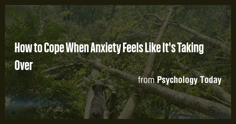 How to Cope When Anxiety Feels Like It's Taking Over - Briefly