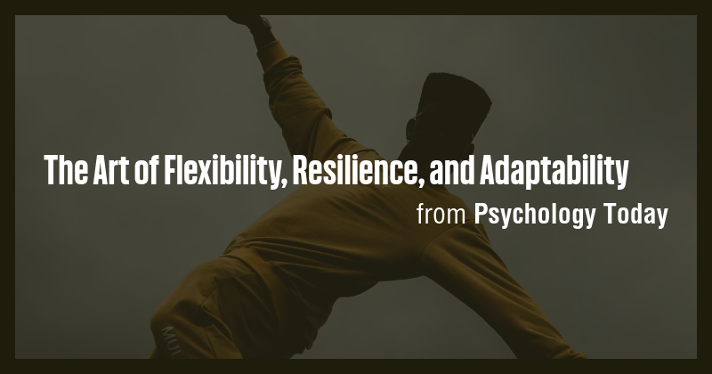 The Art of Flexibility, Resilience, and Adaptability - Briefly