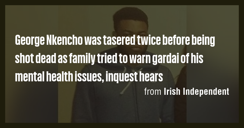 George Nkencho was tasered twice before being shot dead as family tried ...