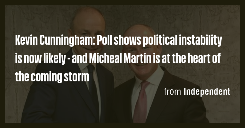 Kevin Cunningham: Poll shows political instability is now likely - and ...