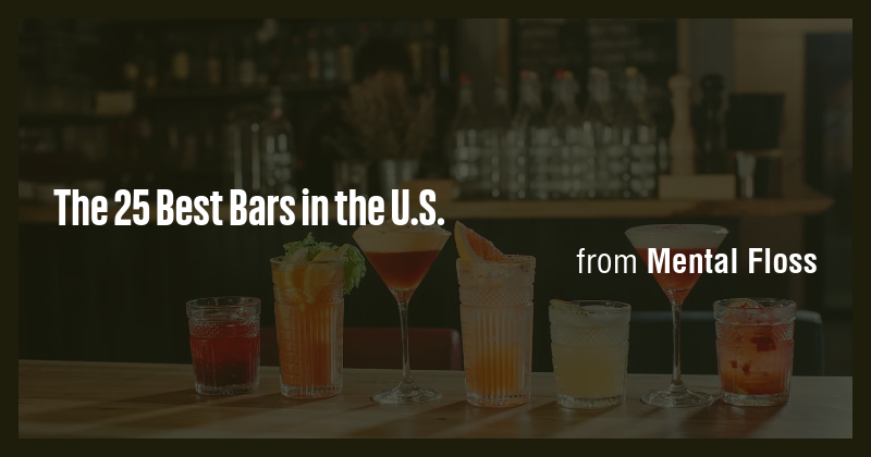 The 25 Best Bars in the U.S. - Briefly