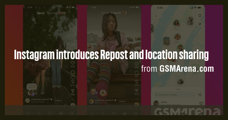 Instagram introduces Repost and location sharing - Briefly