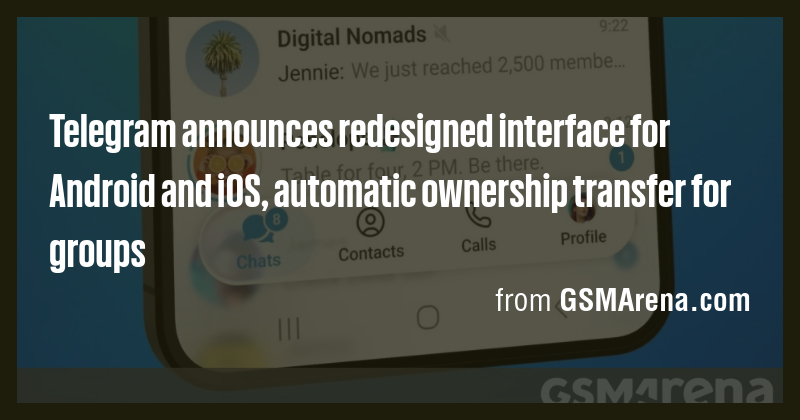 Telegram announces redesigned interface for Android and iOS, automatic ...