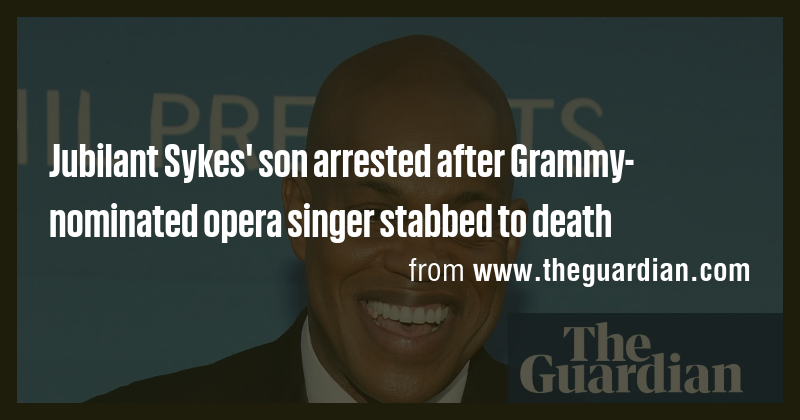 Jubilant Sykes' son arrested after Grammy-nominated opera singer ...