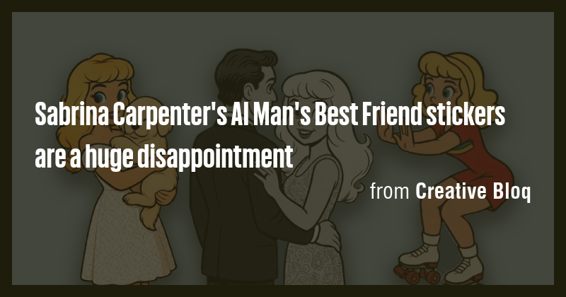 Sabrina Carpenter's AI Man's Best Friend stickers are a huge ...