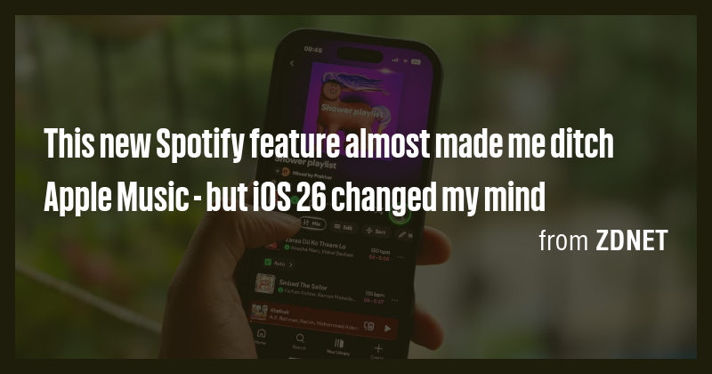 This new Spotify feature almost made me ditch Apple Music - but iOS 26 ...