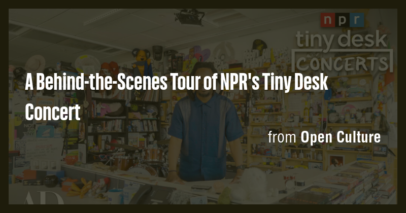 A Behind-the-Scenes Tour of NPR's Tiny Desk Concert - Briefly
