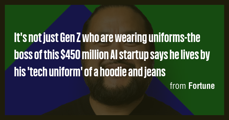 It's not just Gen Z who are wearing uniforms-the boss of this $450 ...